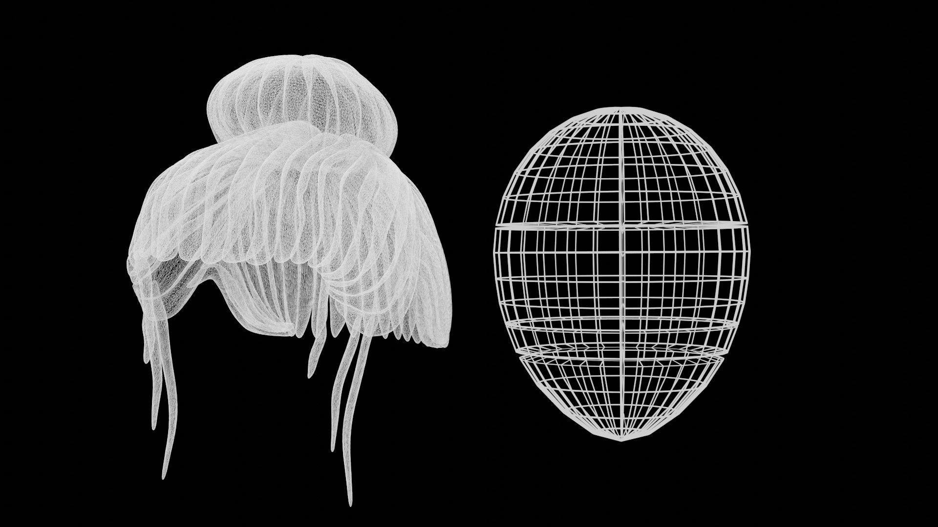 Hair wig 3D model - TurboSquid 1814279