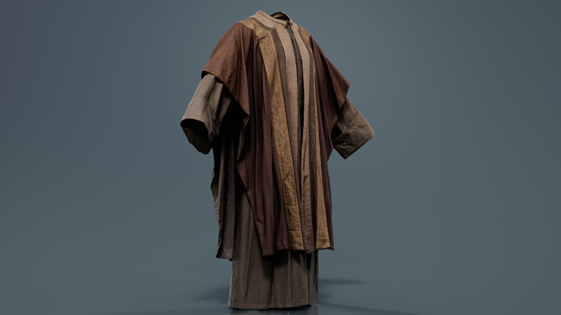 Priest Cape Remastered 3D Model - TurboSquid 2360021