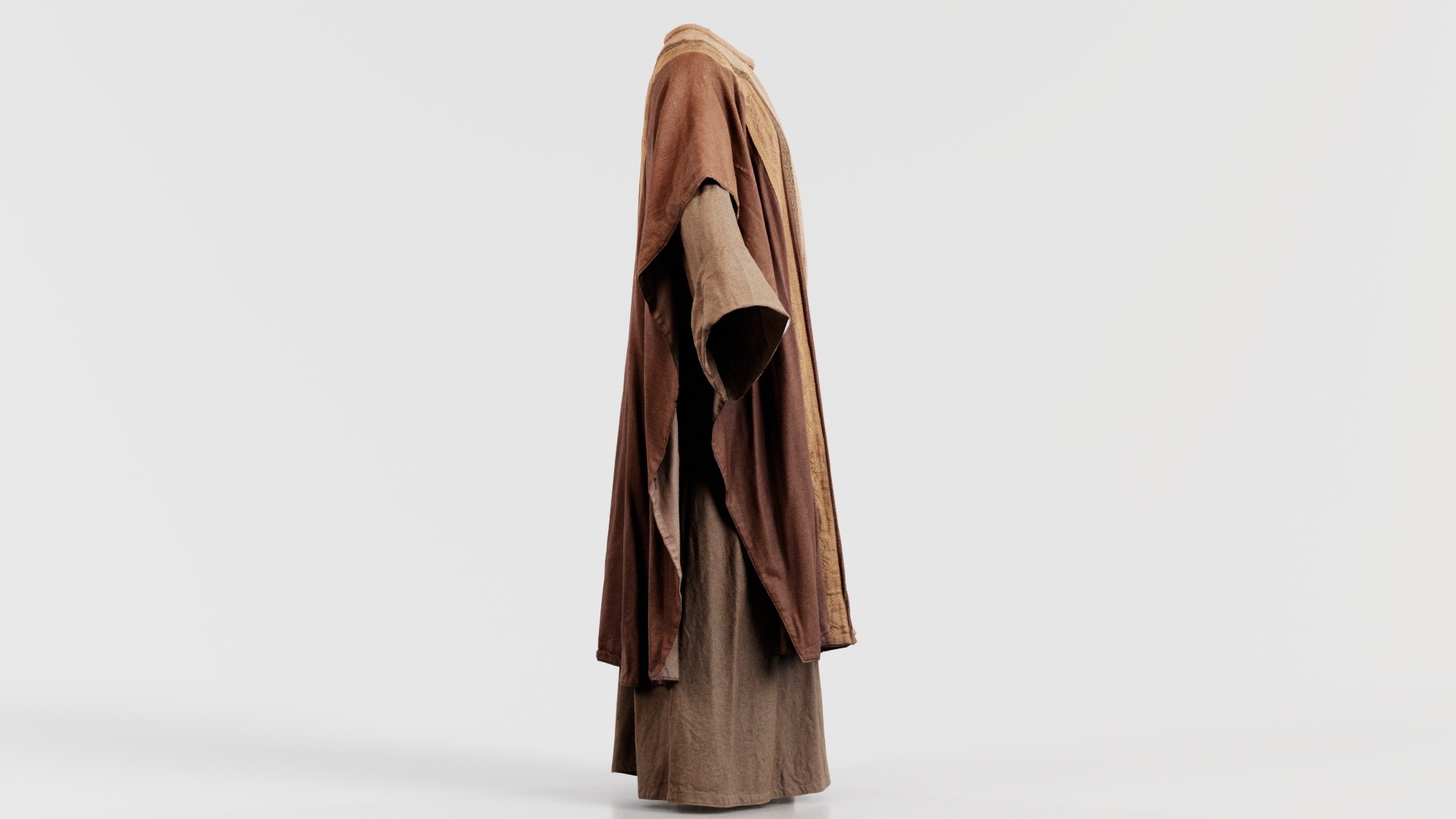 Priest Cape Remastered 3D Model - TurboSquid 2360021