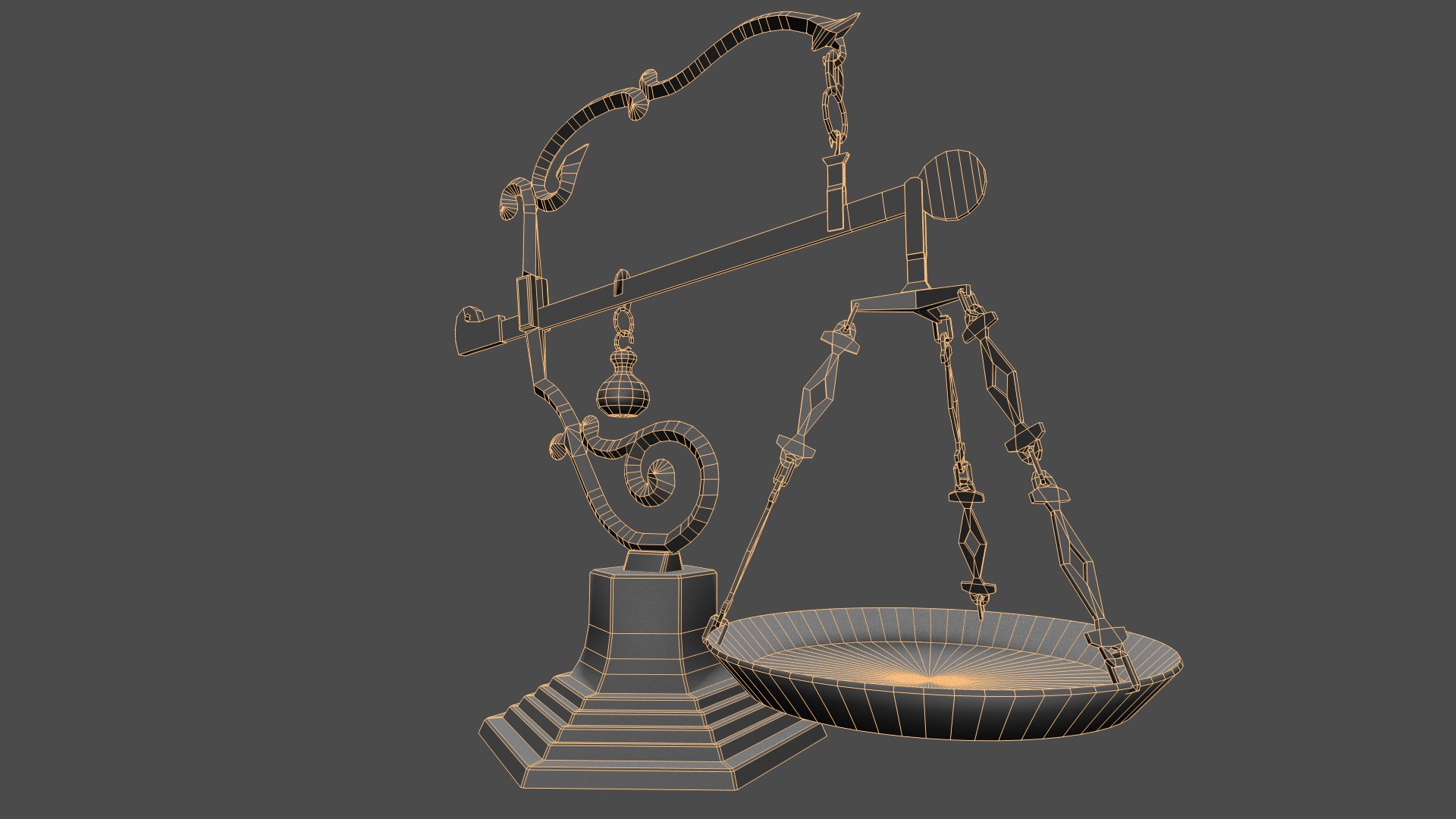 Balance Scale 3D - TurboSquid 1194556