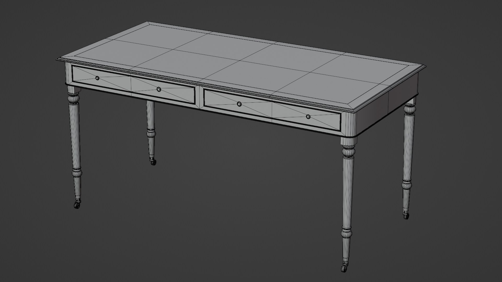 3D Library Table - TurboSquid 2254535