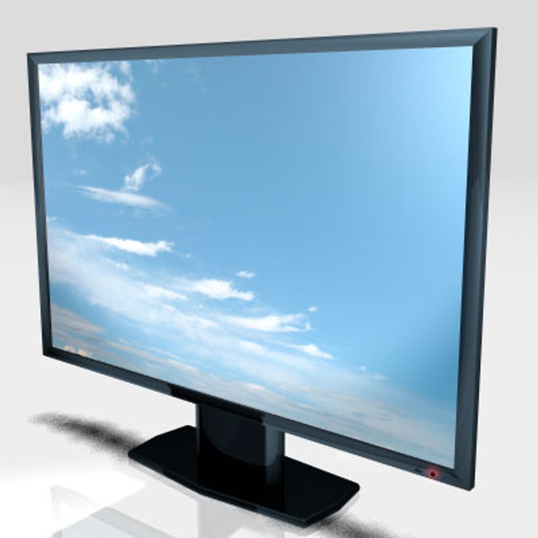 3d model lcd tv