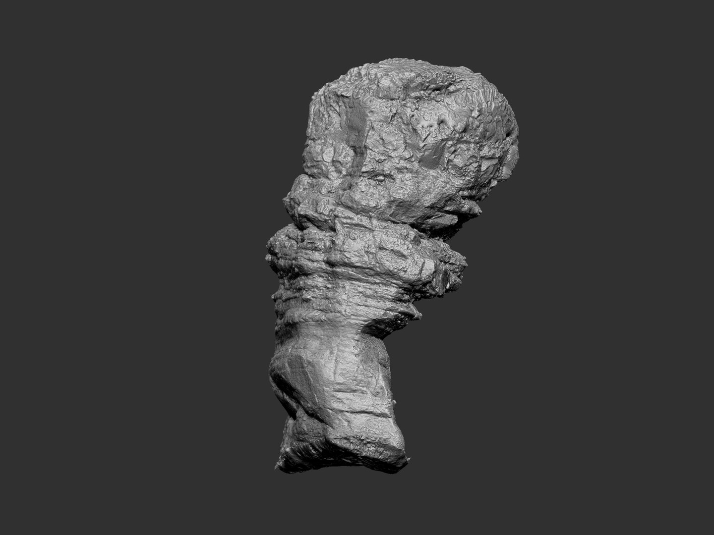 3d Model Rock Monument 8k
