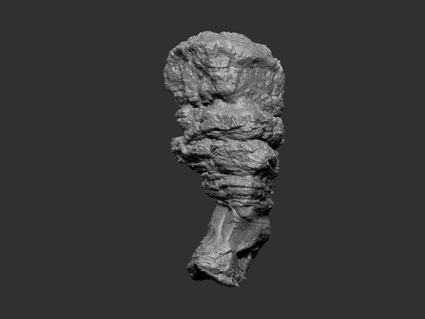3d Model Rock Monument 8k