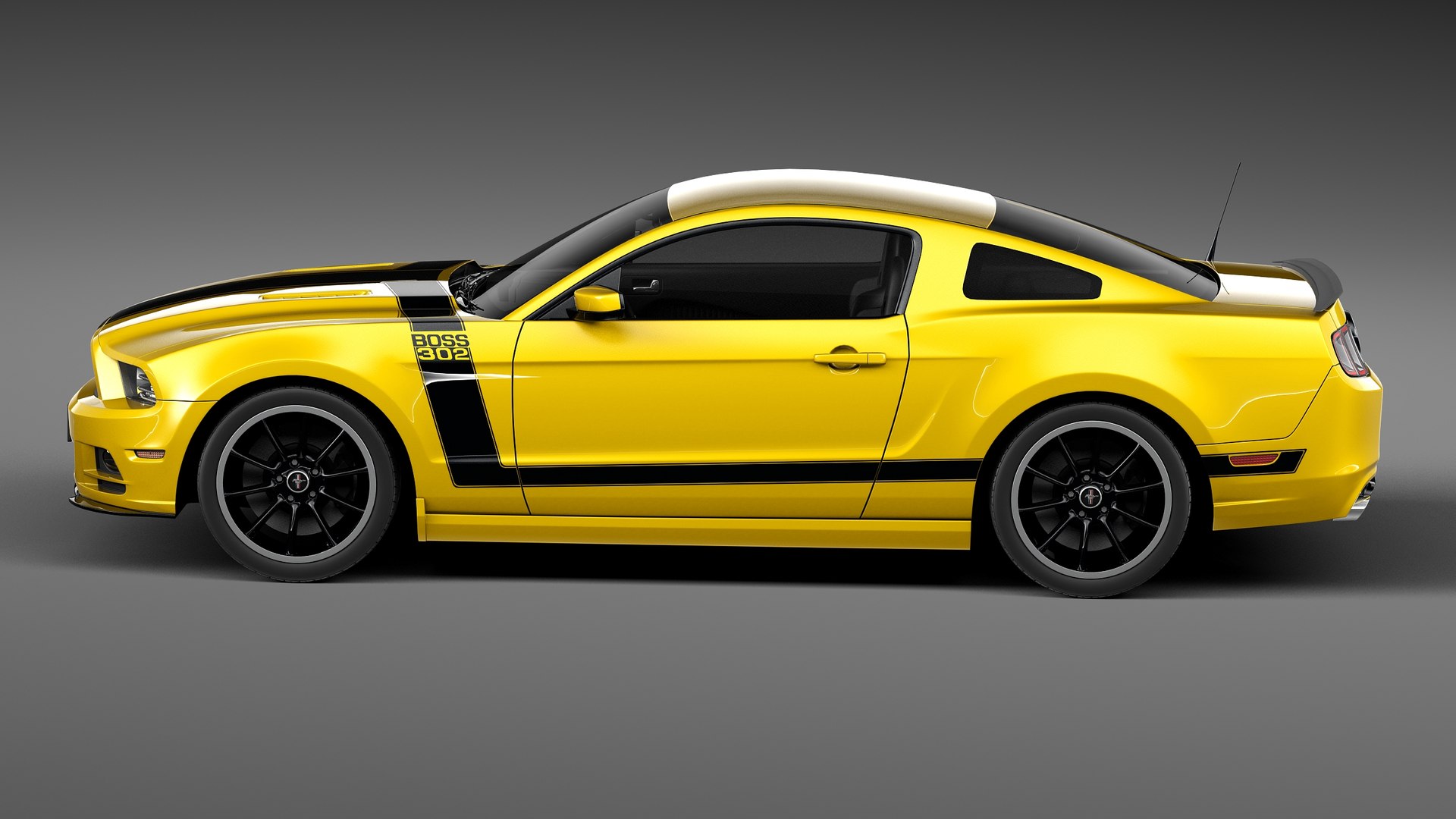 C4d Mustang Boss 302 2013