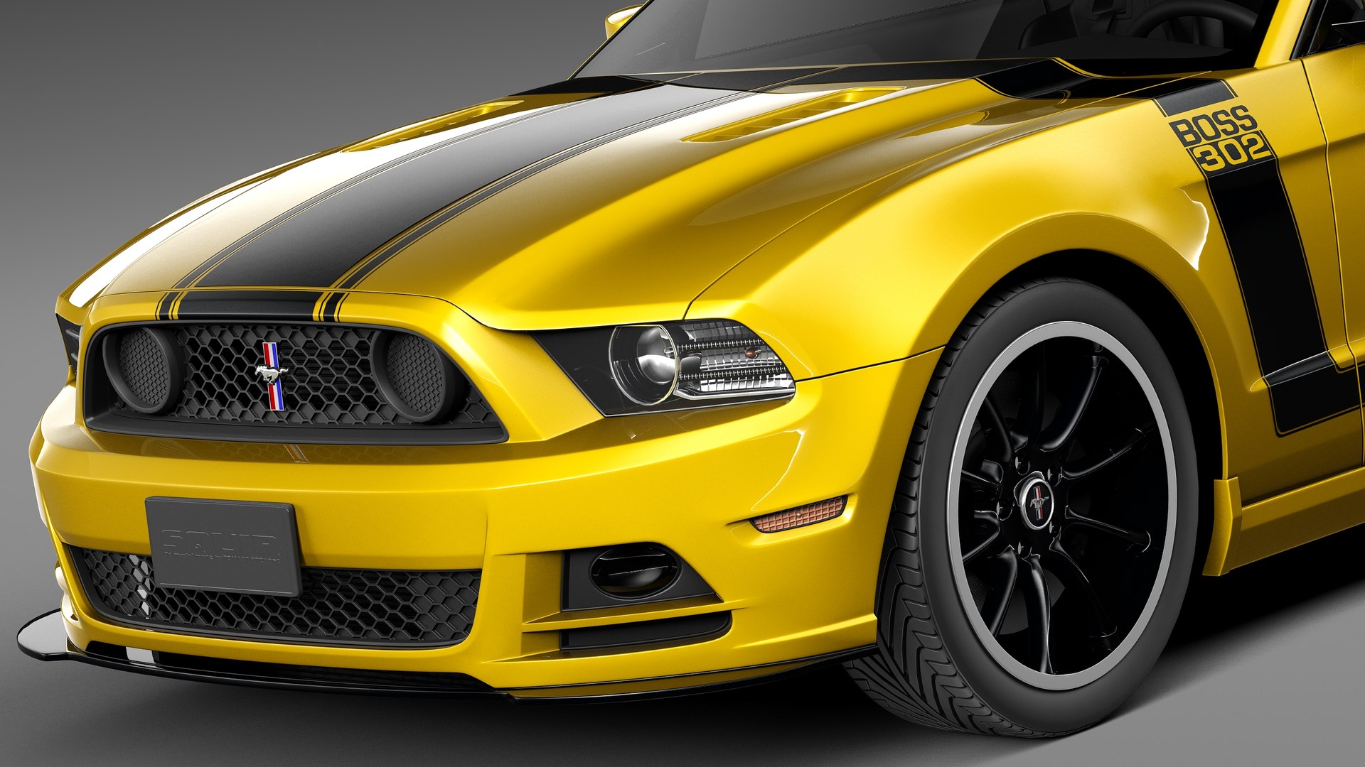 C4d Mustang Boss 302 2013
