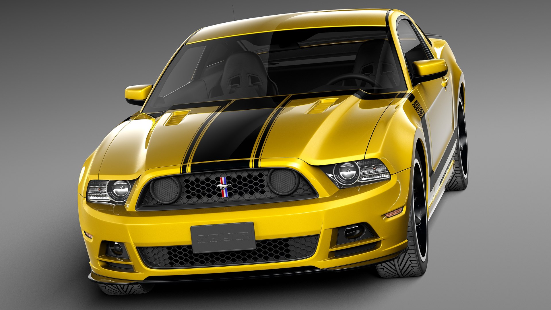 C4d Mustang Boss 302 2013