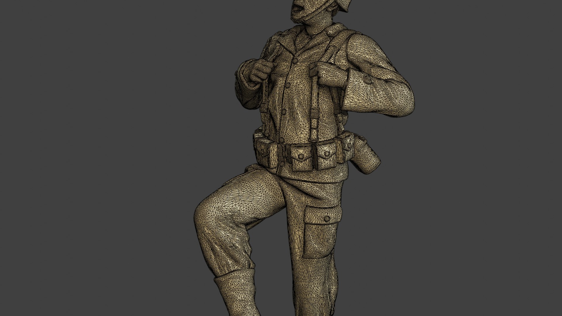 American Soldier Ww2 Dance A15 3D Model - TurboSquid 1944357