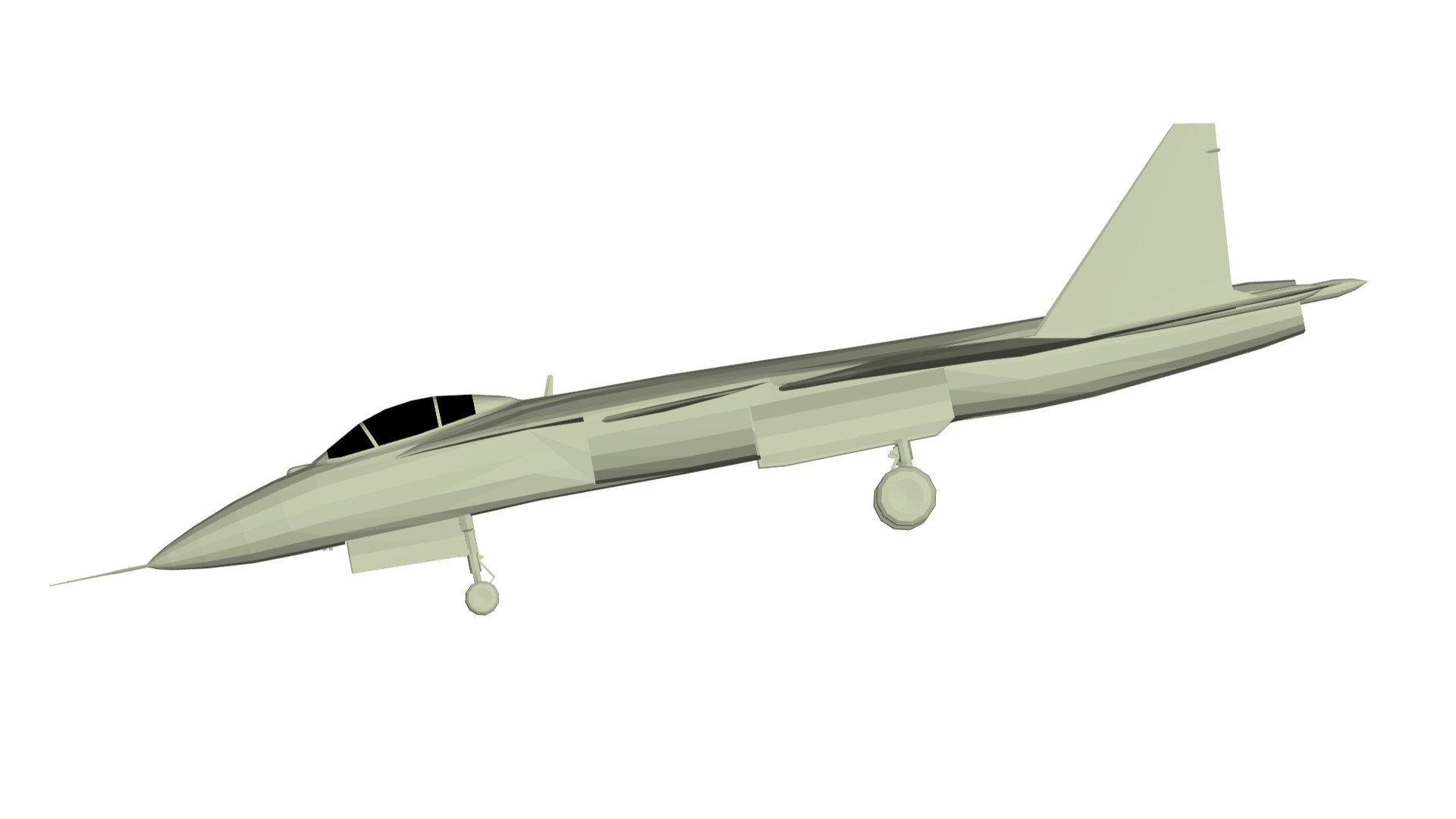 Sukhoi Su-47 3D Model - TurboSquid 1988880