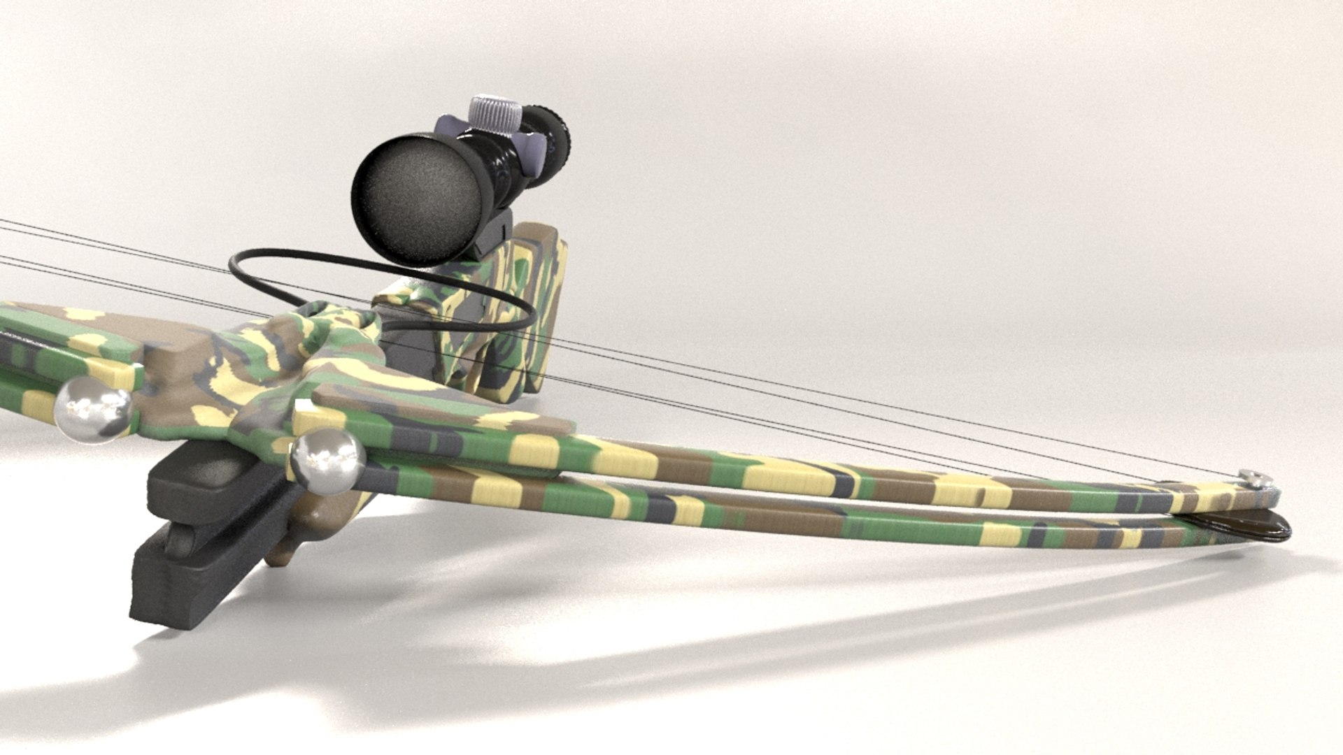 Modern Bow Scope 3d Model
