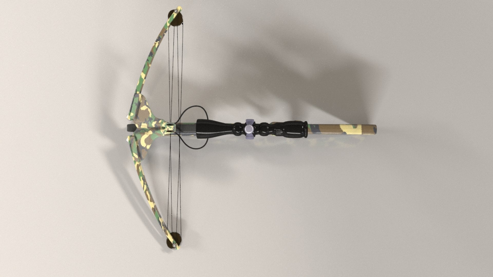 Modern Bow Scope 3d Model