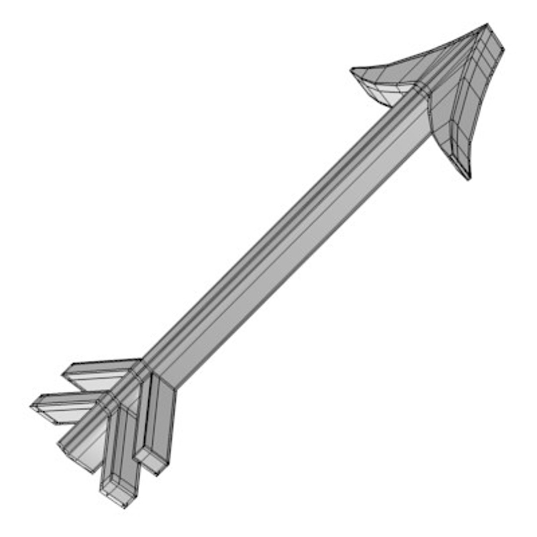 Arrow Sign 3d Model