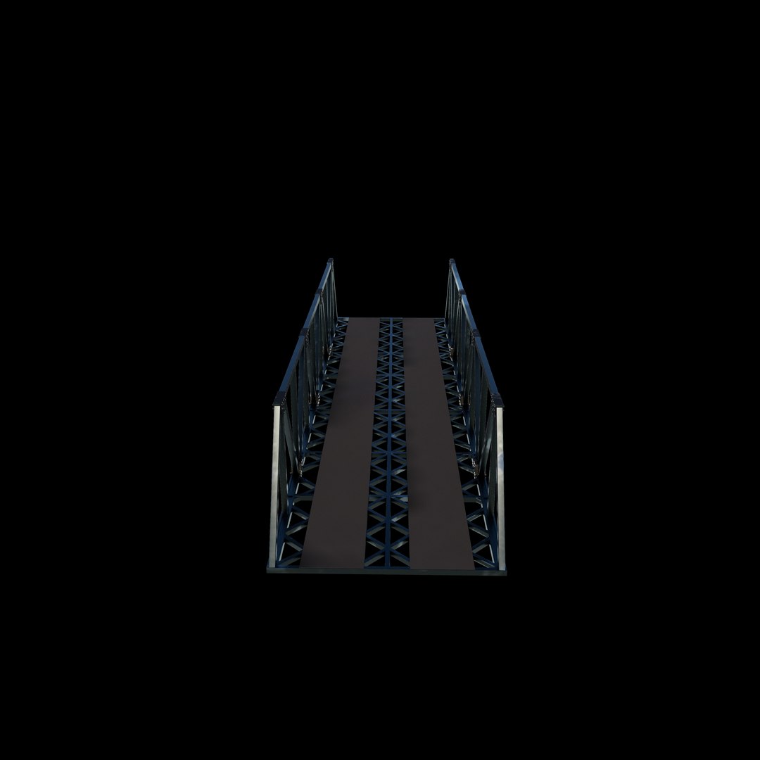 3D Double Track Bridge 3D Model Model - TurboSquid 2434766
