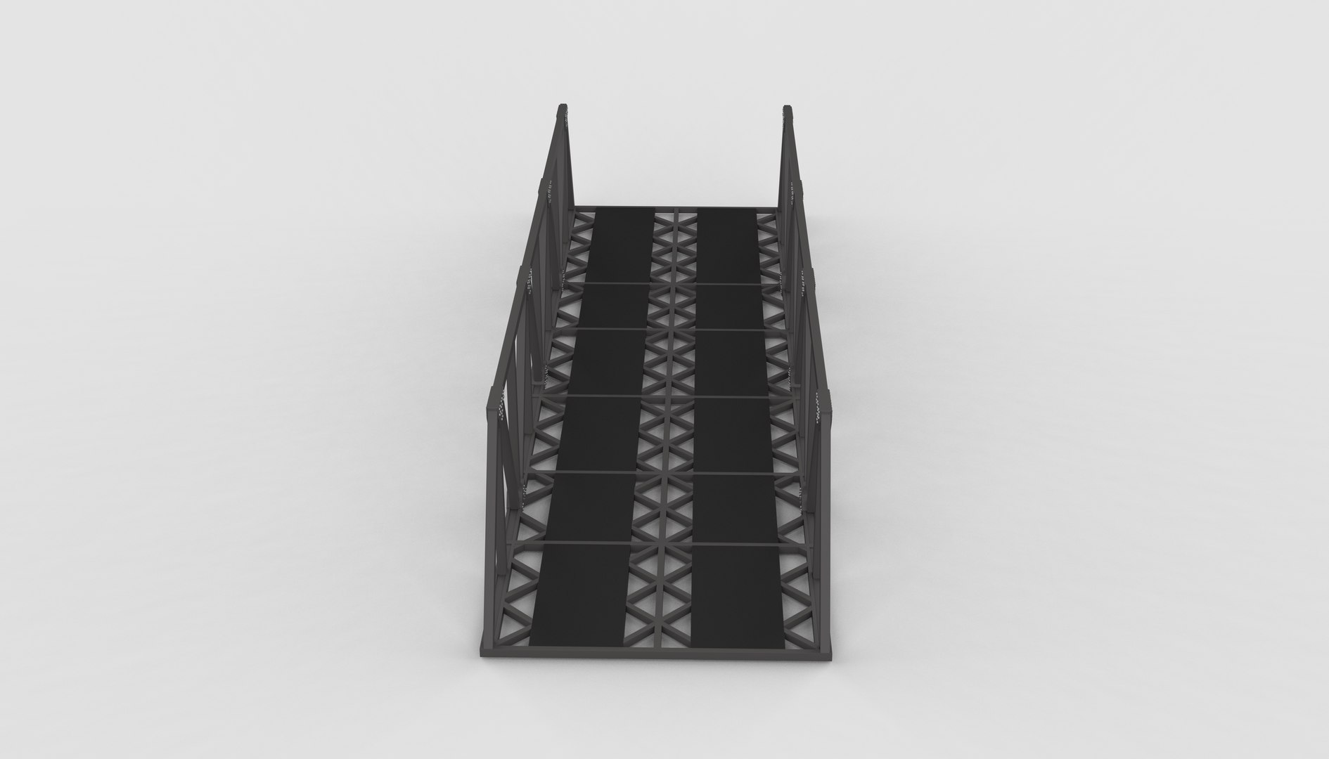 3D Double Track Bridge 3D Model Model - TurboSquid 2434766