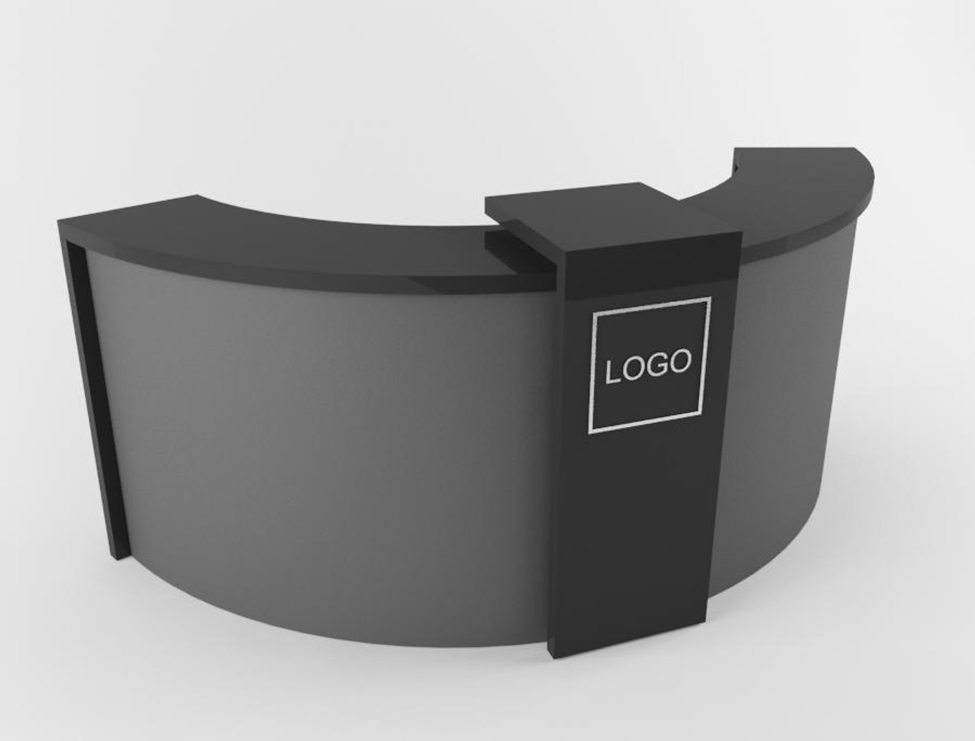 Reseption Desk 3D Model - TurboSquid 1202638
