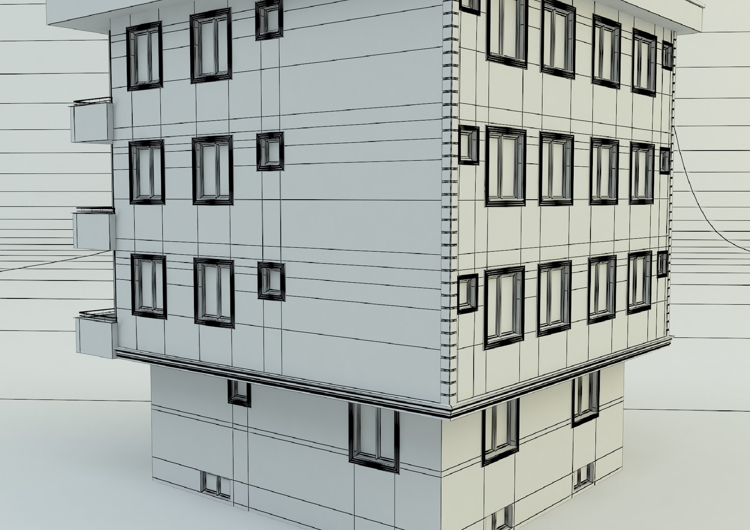 Building 13 House Model Model - TurboSquid 1966258