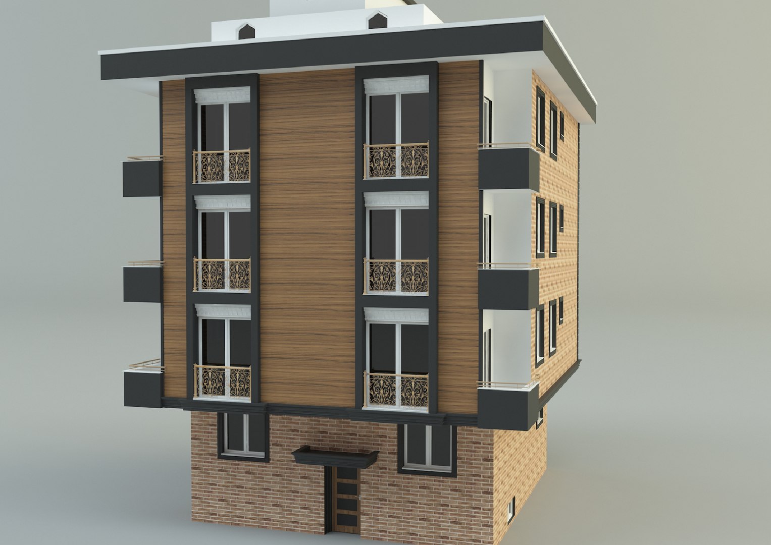 Building 13 House Model Model - TurboSquid 1966258