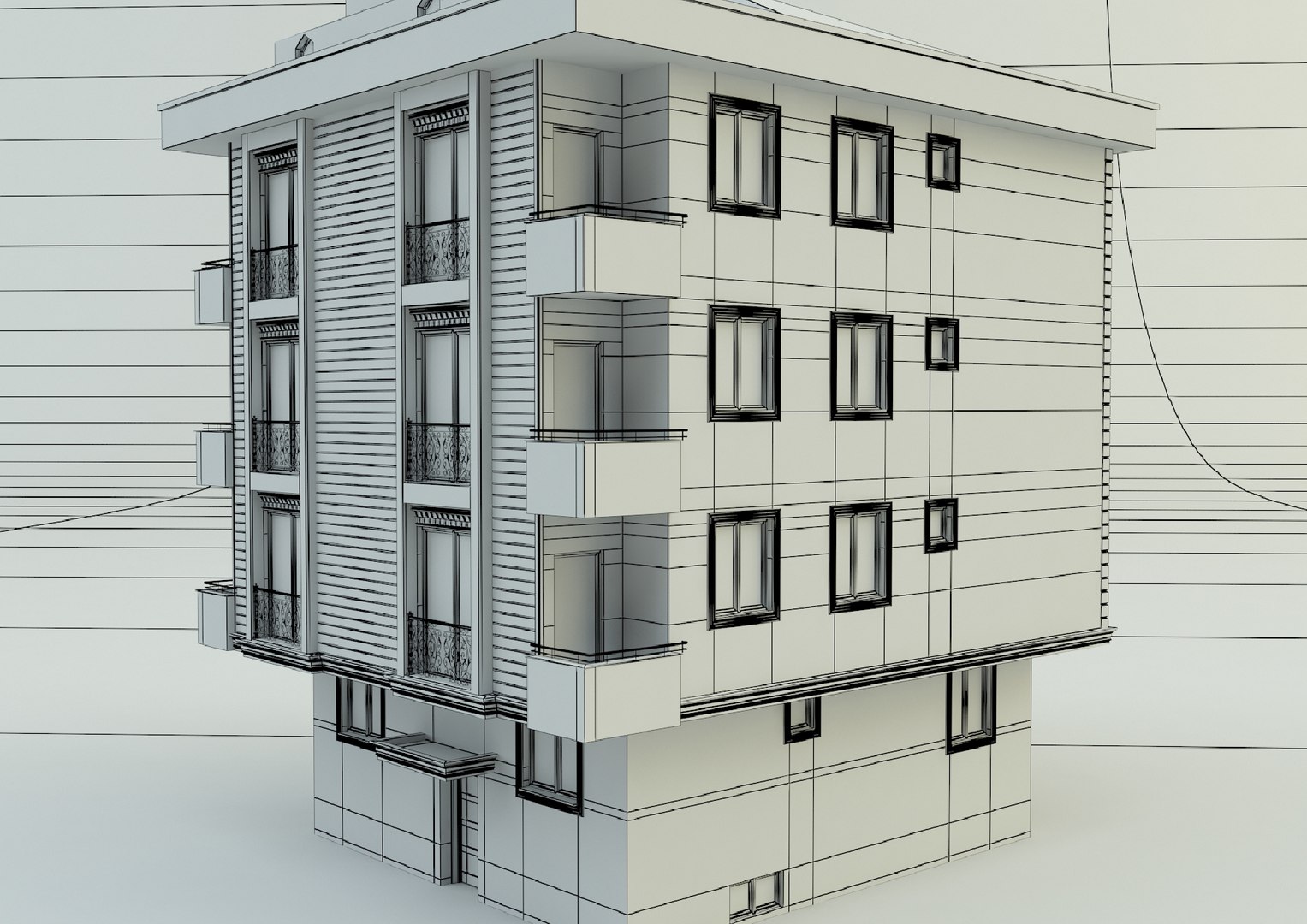 Building 13 House Model Model - TurboSquid 1966258