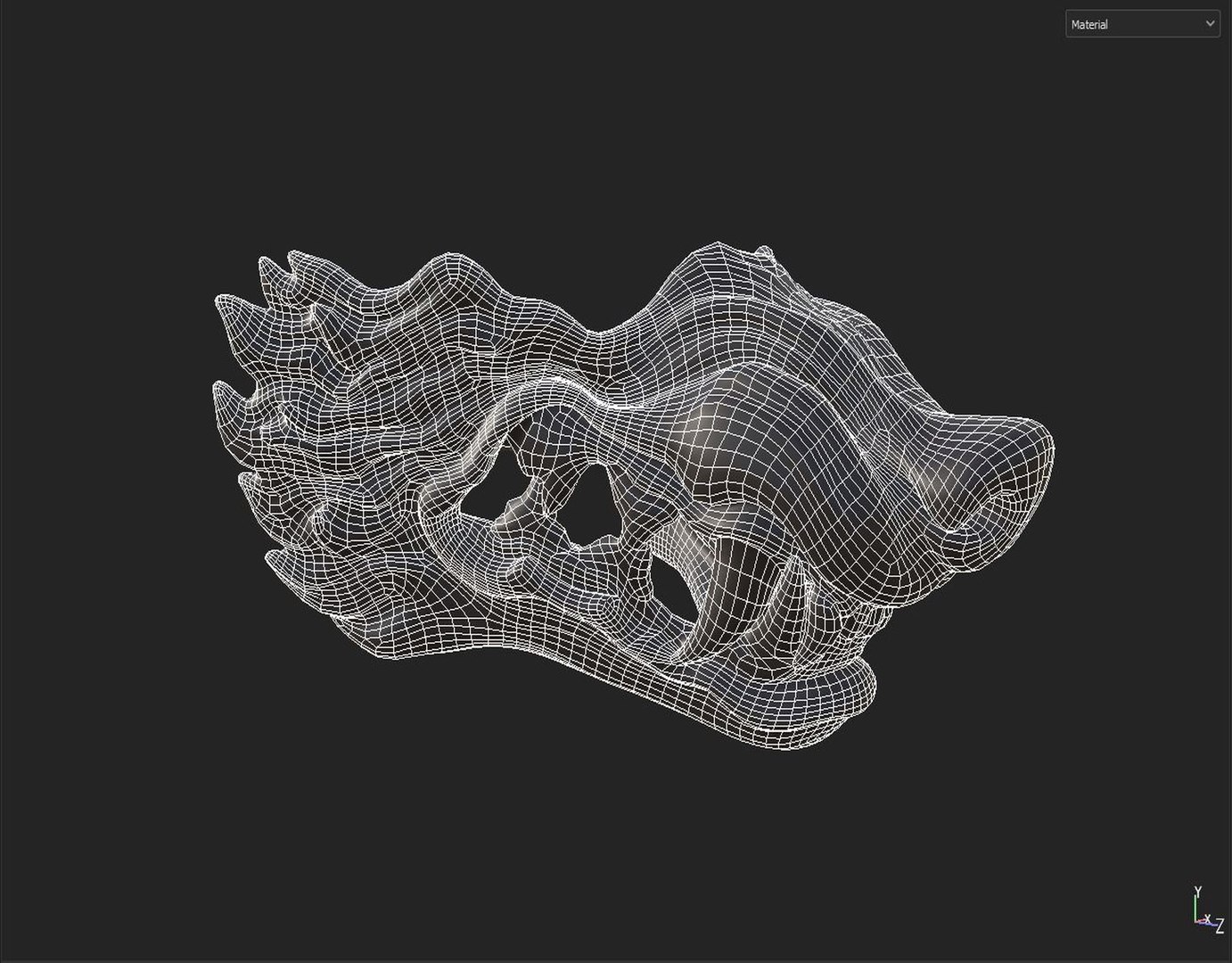 3D Wolf Mask - TurboSquid 2397902