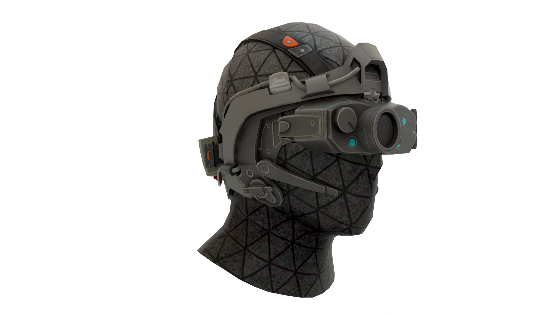Thermal Imaging Night Vision Helmet 3D Model 3D Model - TurboSquid 2218095