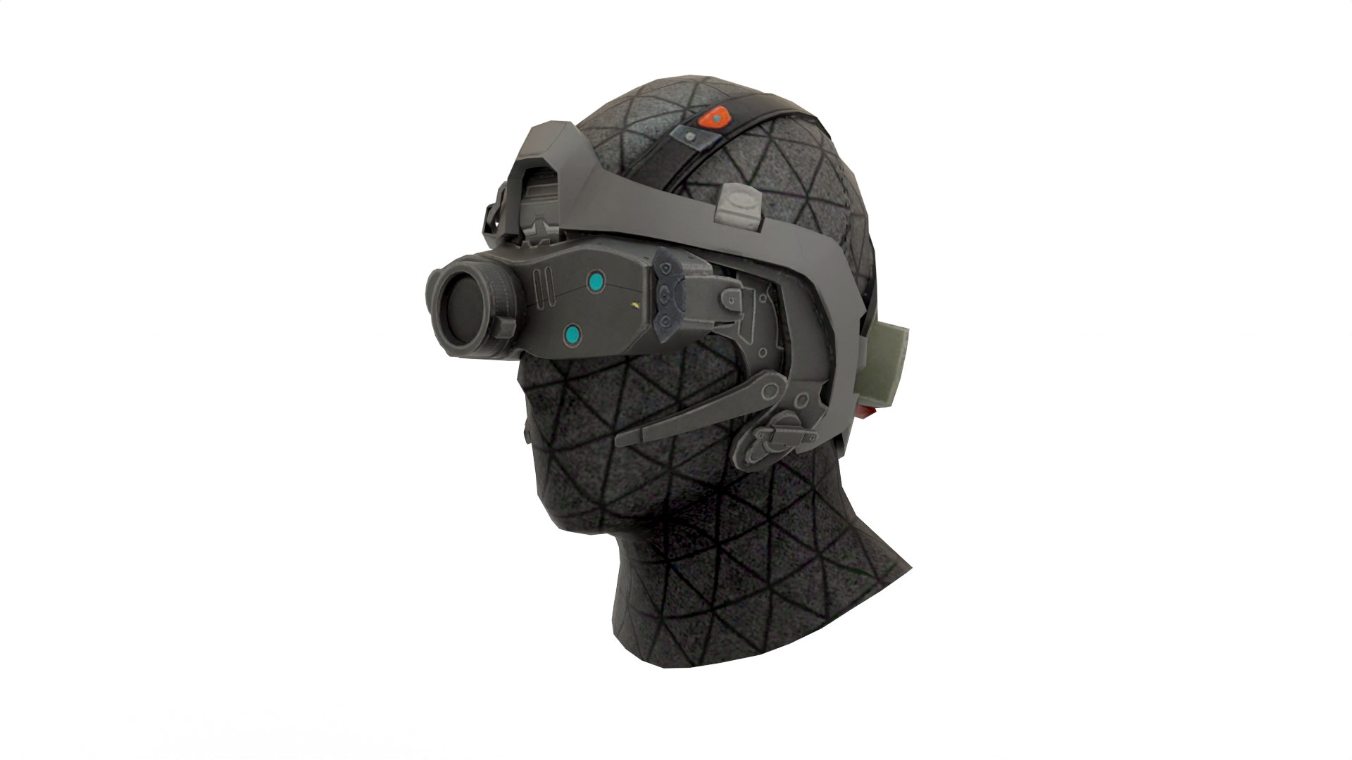 Thermal Imaging Night Vision Helmet 3D Model 3D Model - TurboSquid 2218095