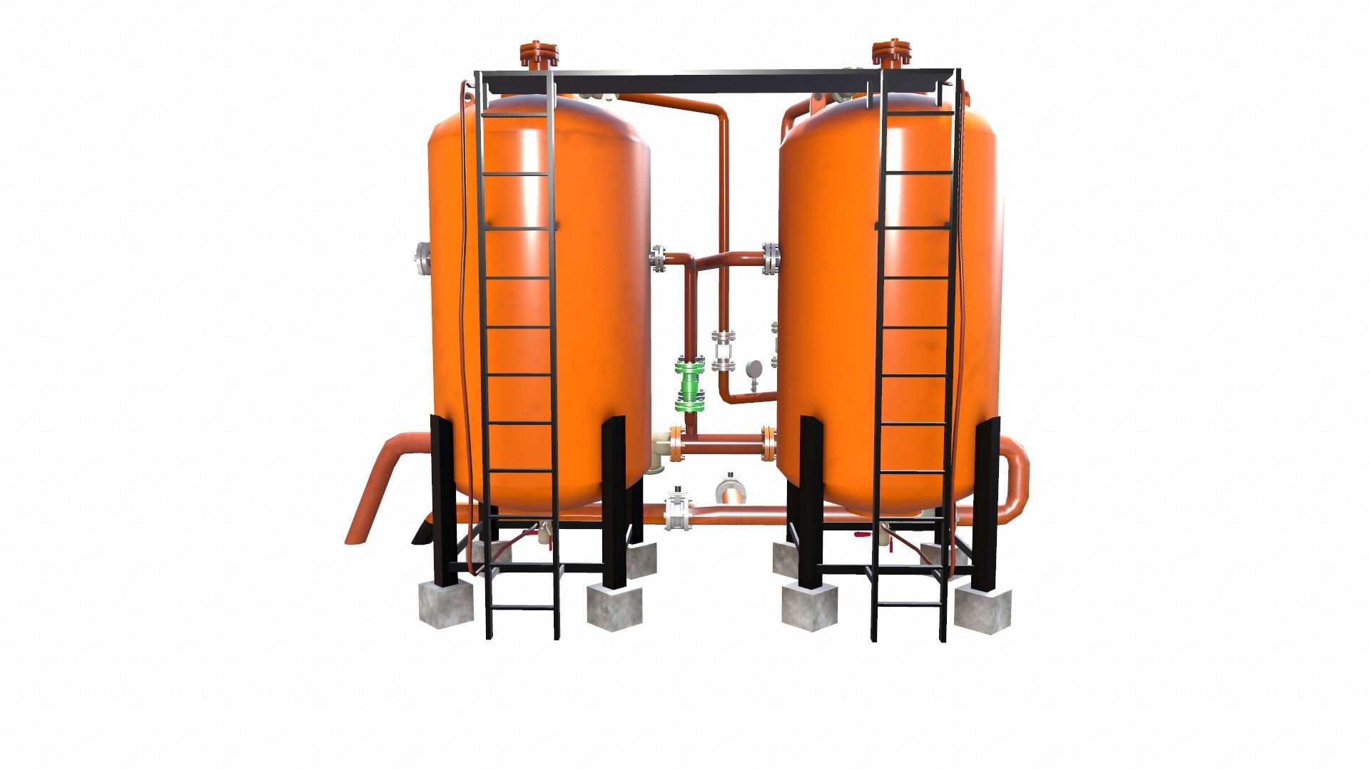 3D Foam Tanks Model - TurboSquid 2338248