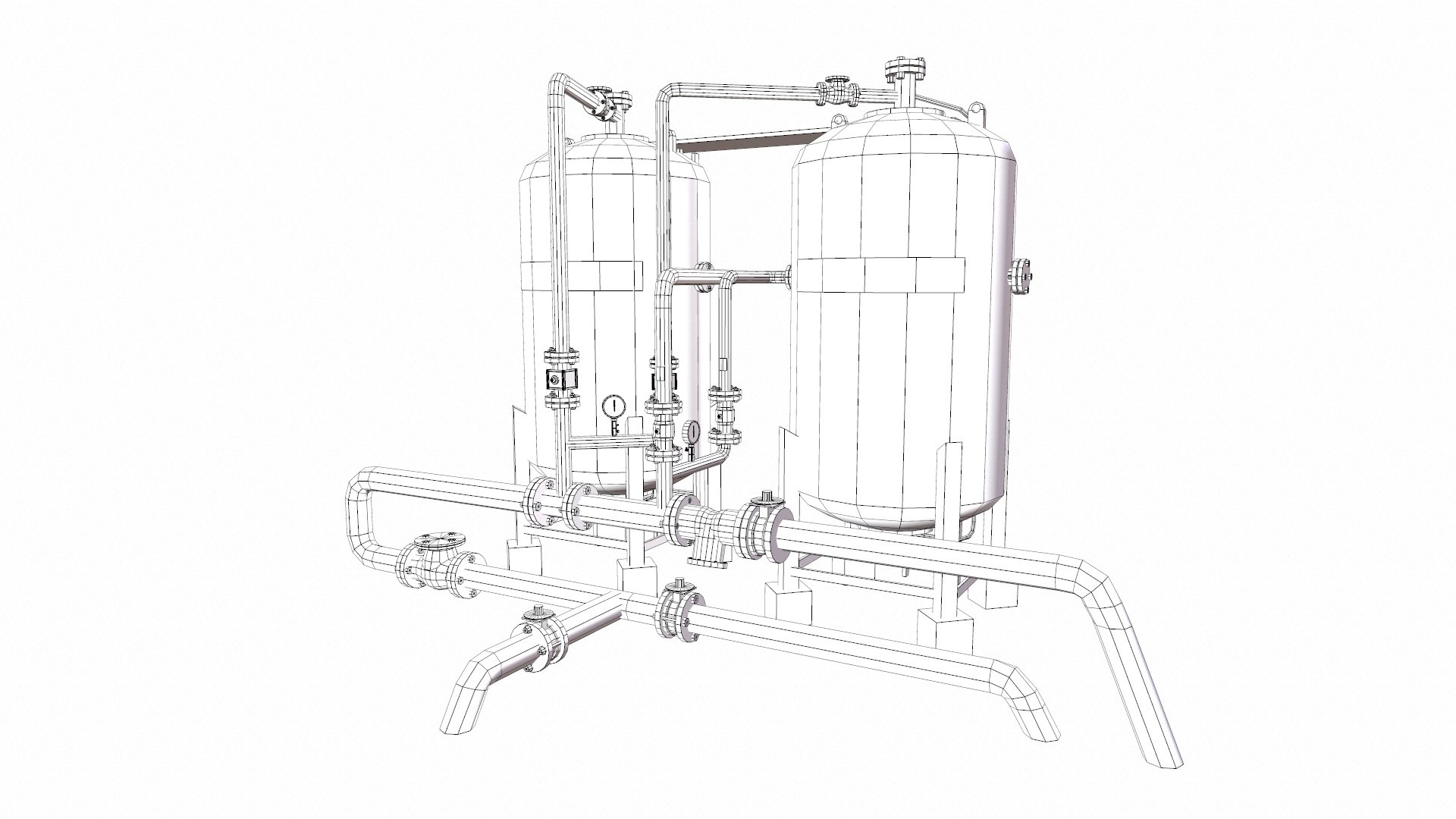 3D Foam Tanks Model - TurboSquid 2338248