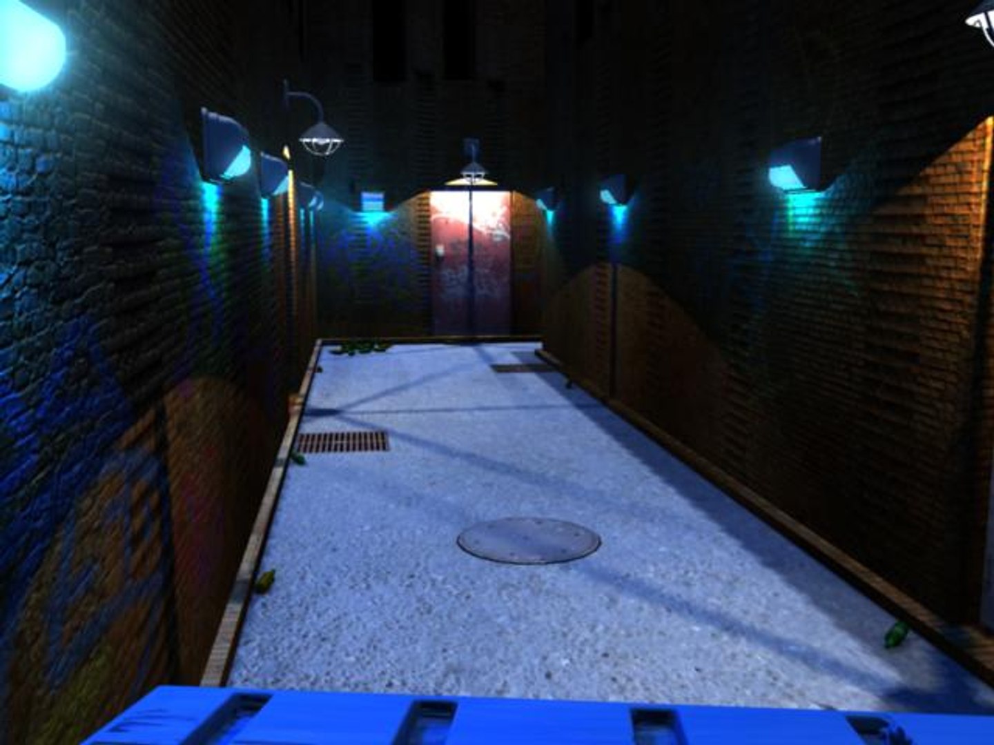 3d Alleyway Night Cover