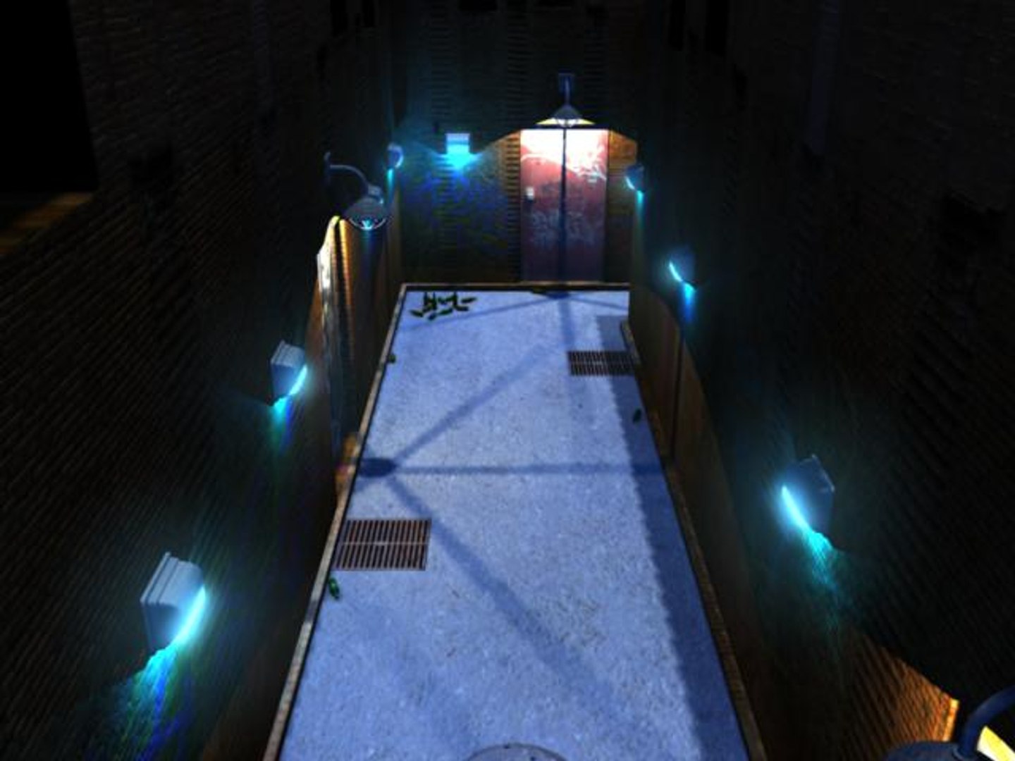 3d Alleyway Night Cover