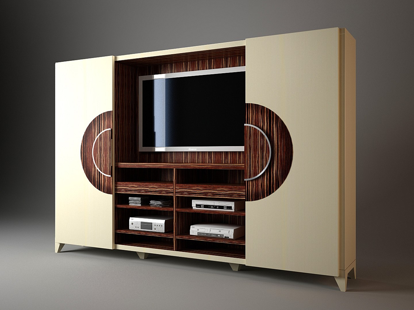 3d Plasma Cabinet 2915 Moon Model