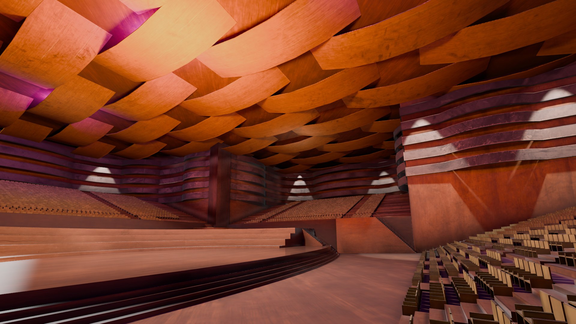 3D Model VR Concert Hall - TurboSquid 2153145