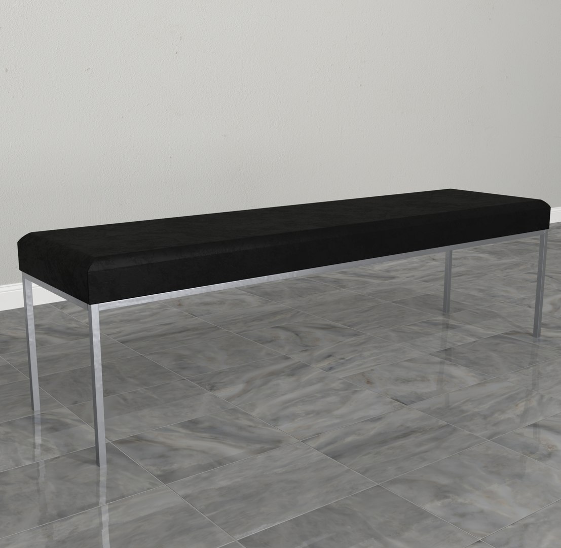 Free Bench Long 3D Model - TurboSquid 1610941