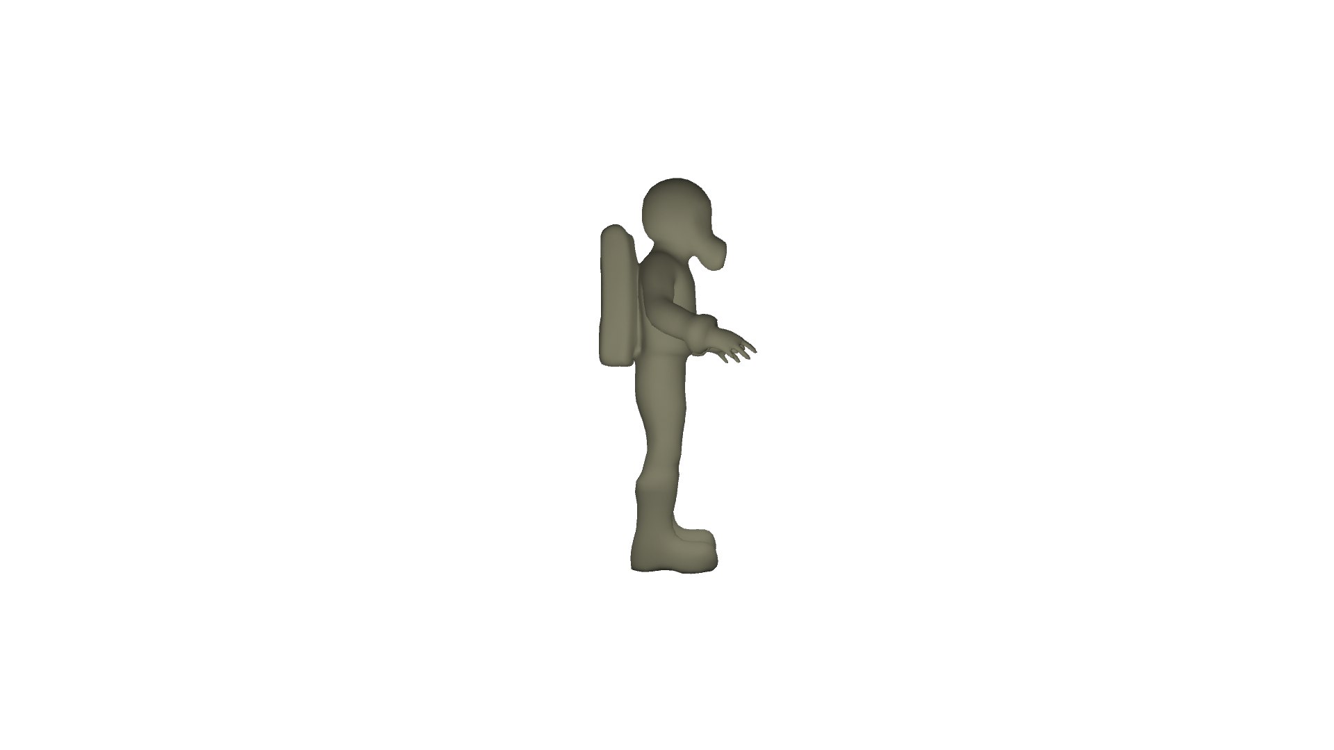 Dystopian Character 3D - TurboSquid 2338149