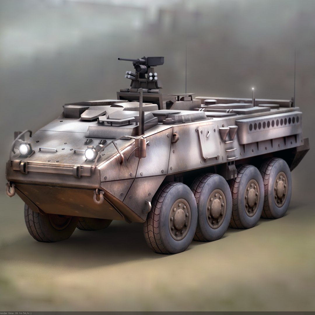 Stryker Icv 3d Model