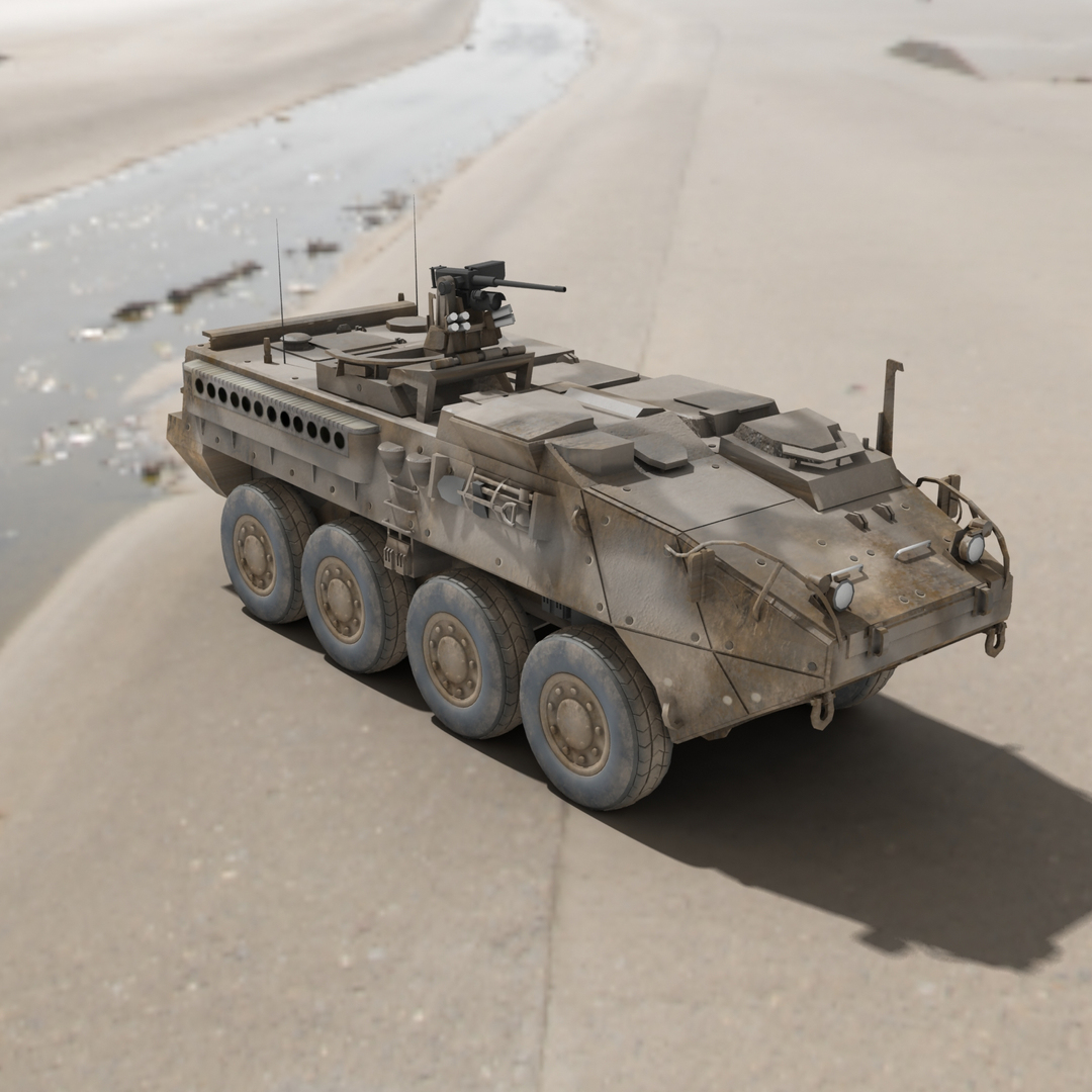 Stryker Icv 3d Model