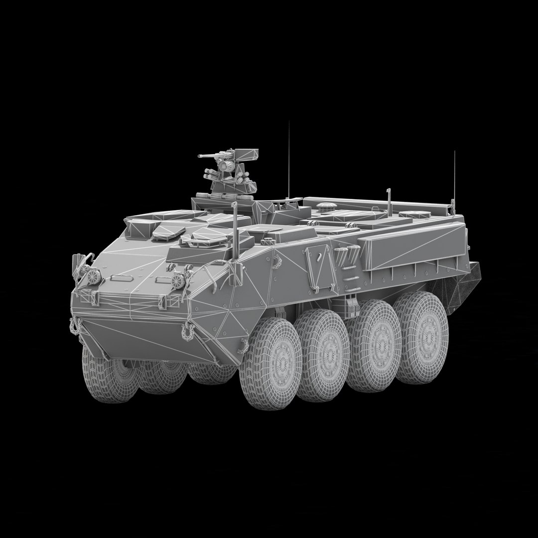 Stryker Icv 3d Model