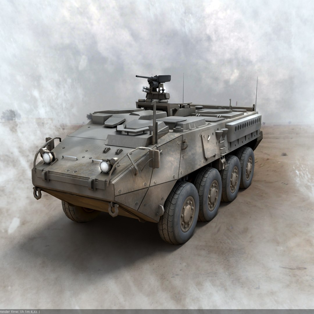 Stryker Icv 3d Model
