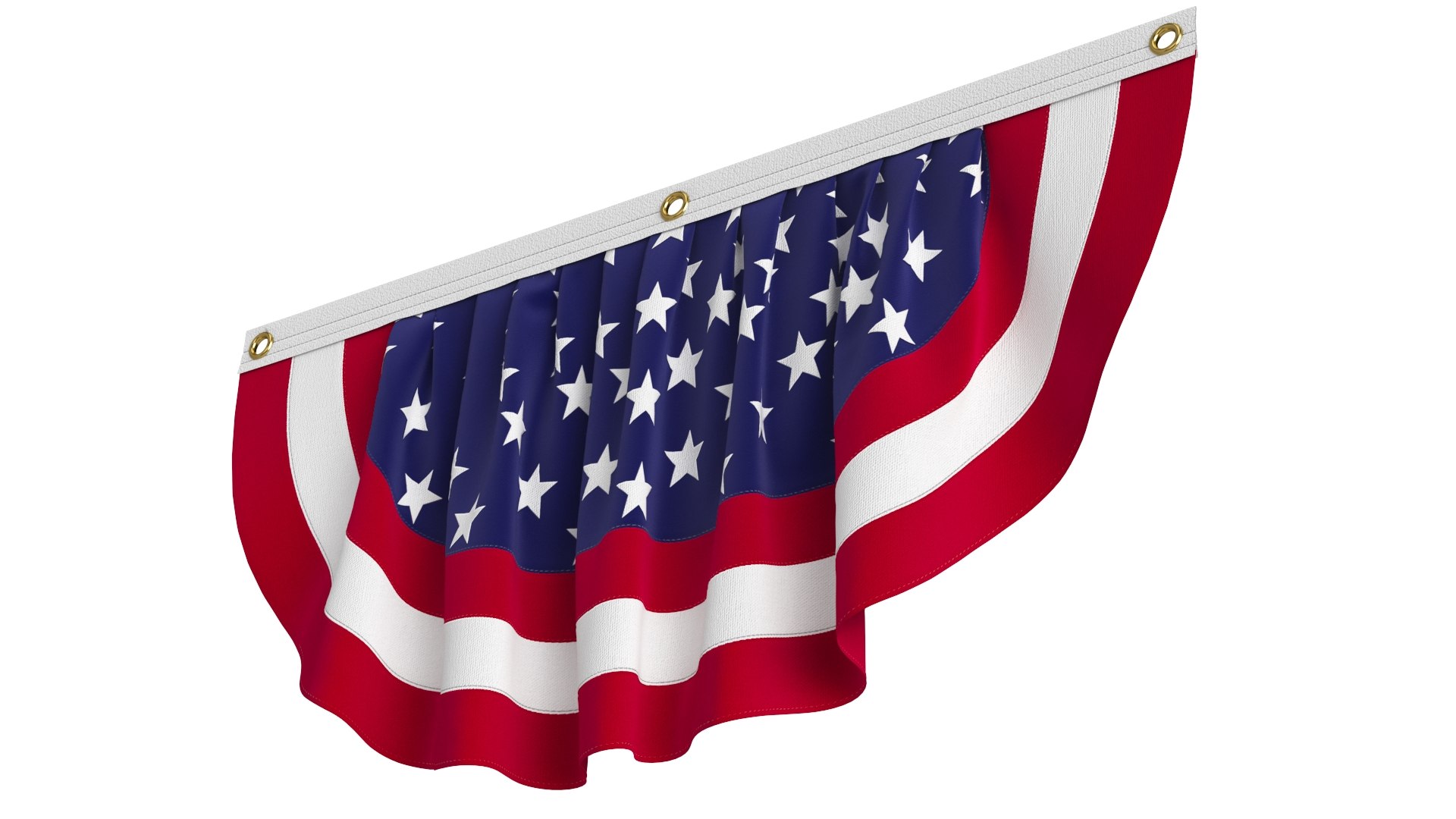 3D model United States Flag Patriotic Bunting - TurboSquid 2131660
