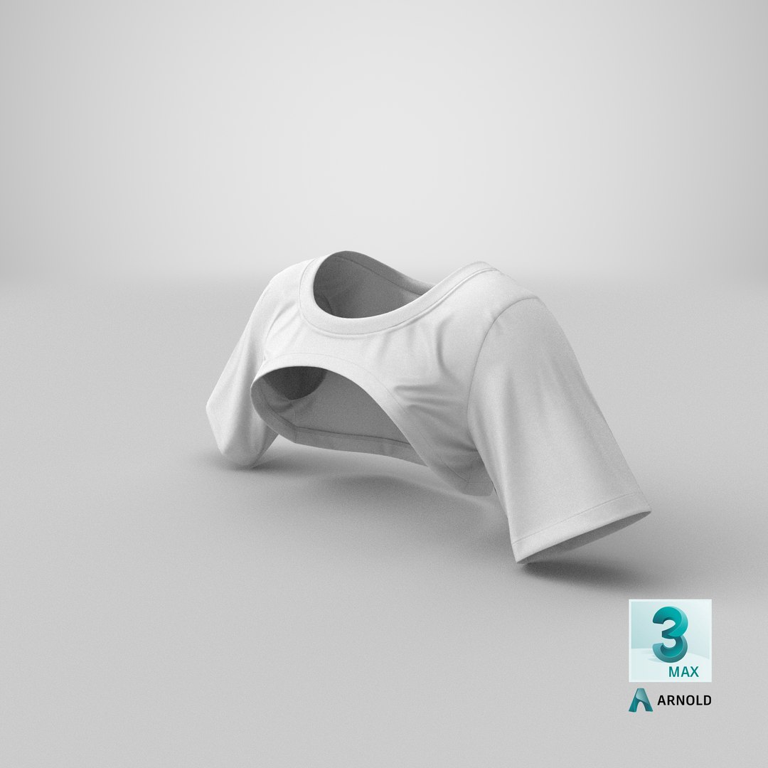 3D T-shirt Female 4v PBR - TurboSquid 1948118