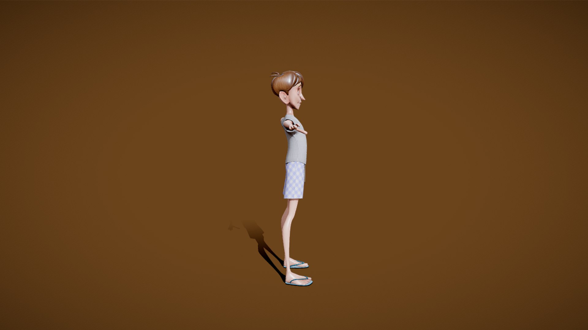 3D Model Cartoon Character - Slim Man - TurboSquid 2168501