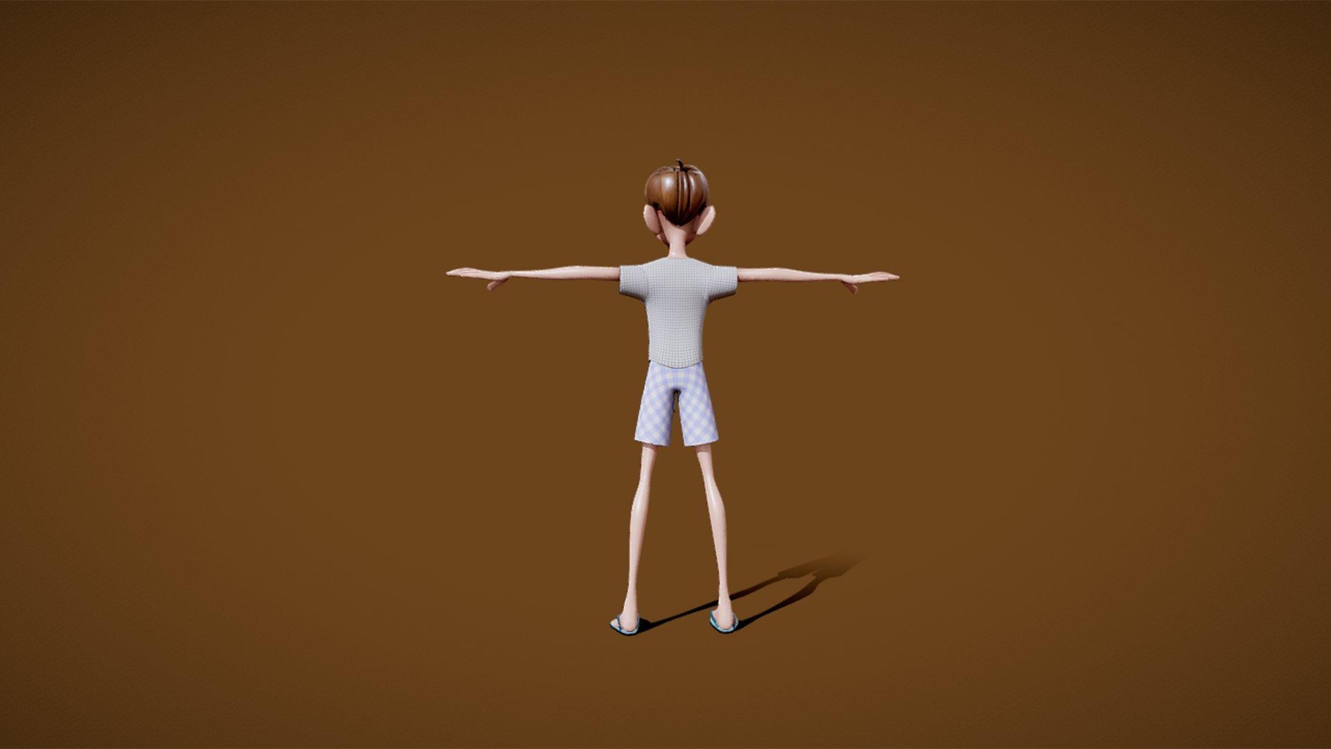 3D Model Cartoon Character - Slim Man - TurboSquid 2168501