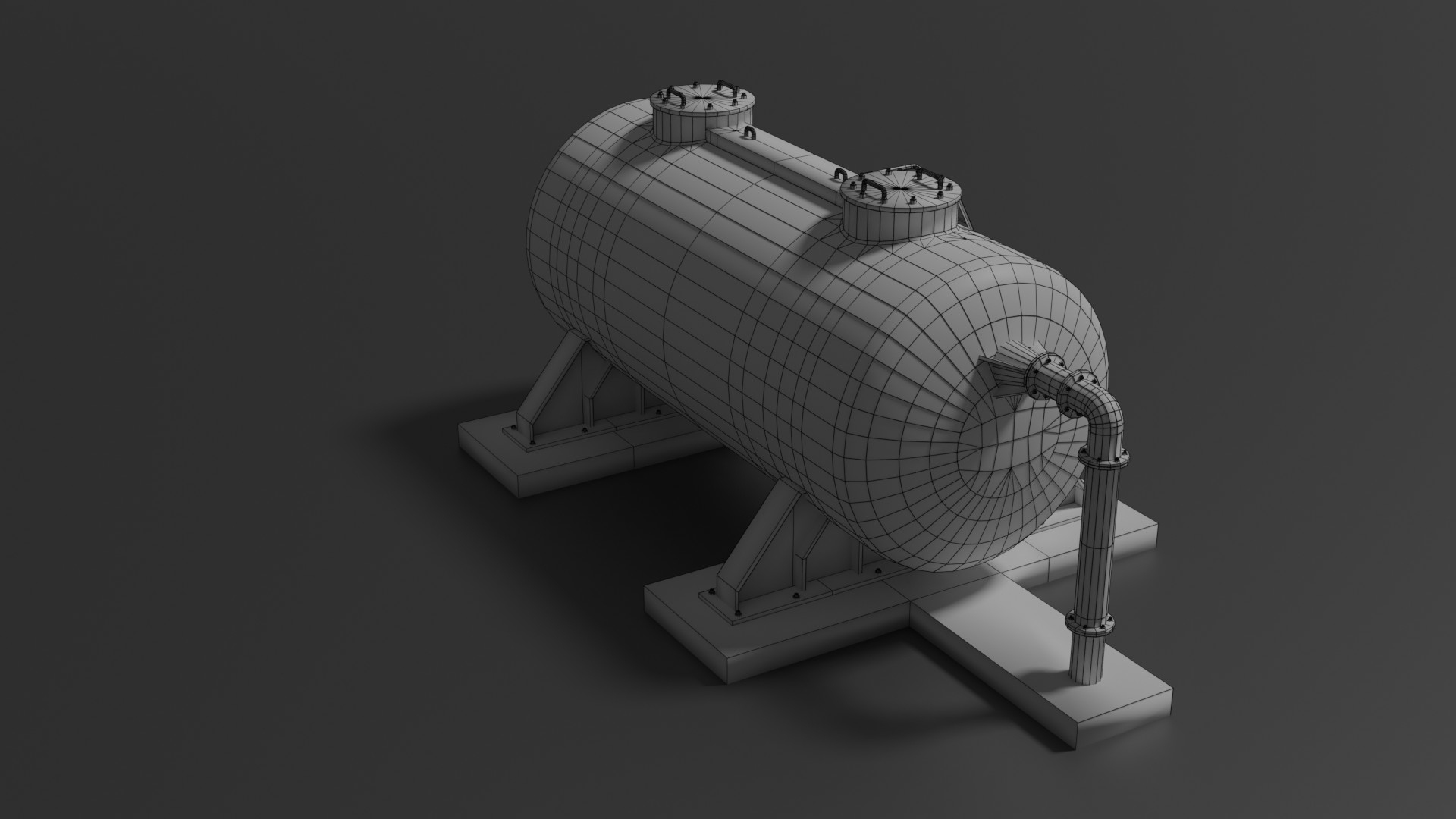 3D oil tank - TurboSquid 1673365