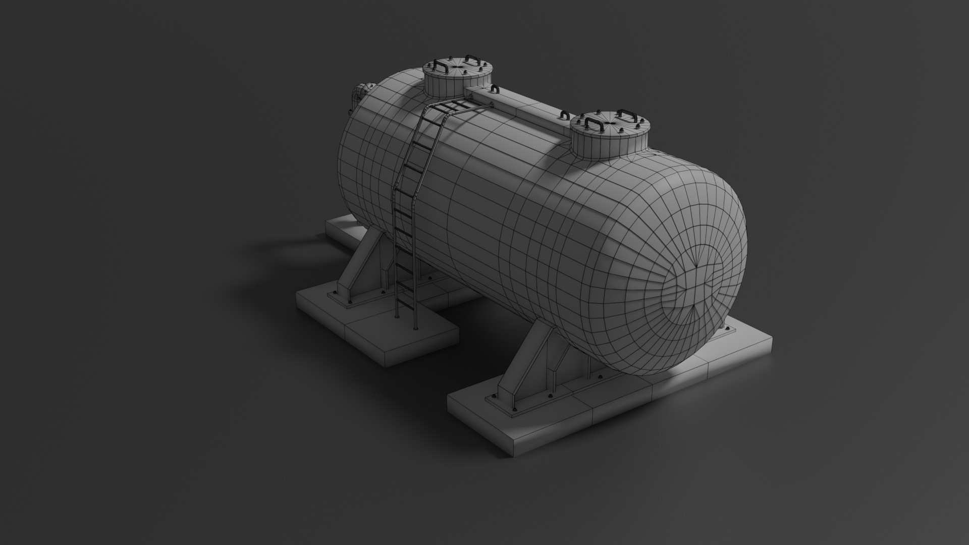 3D oil tank - TurboSquid 1673365