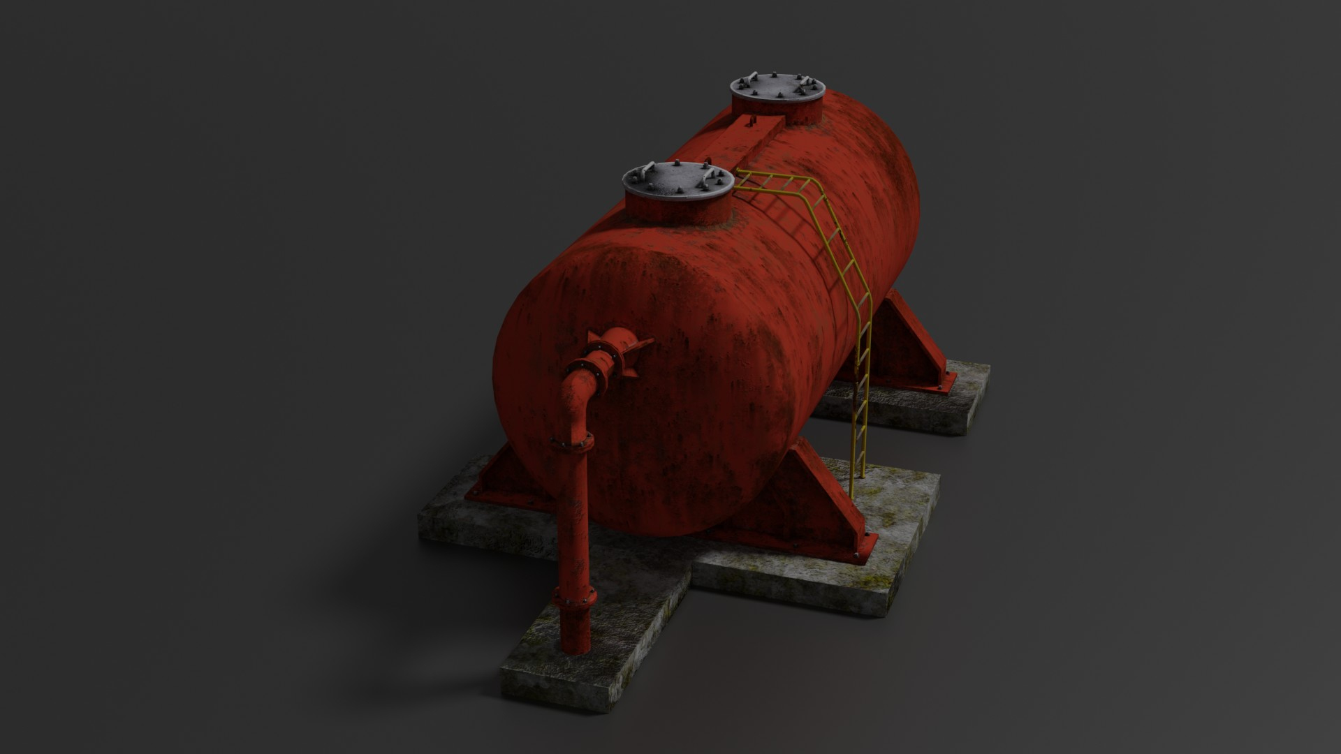 3D oil tank - TurboSquid 1673365