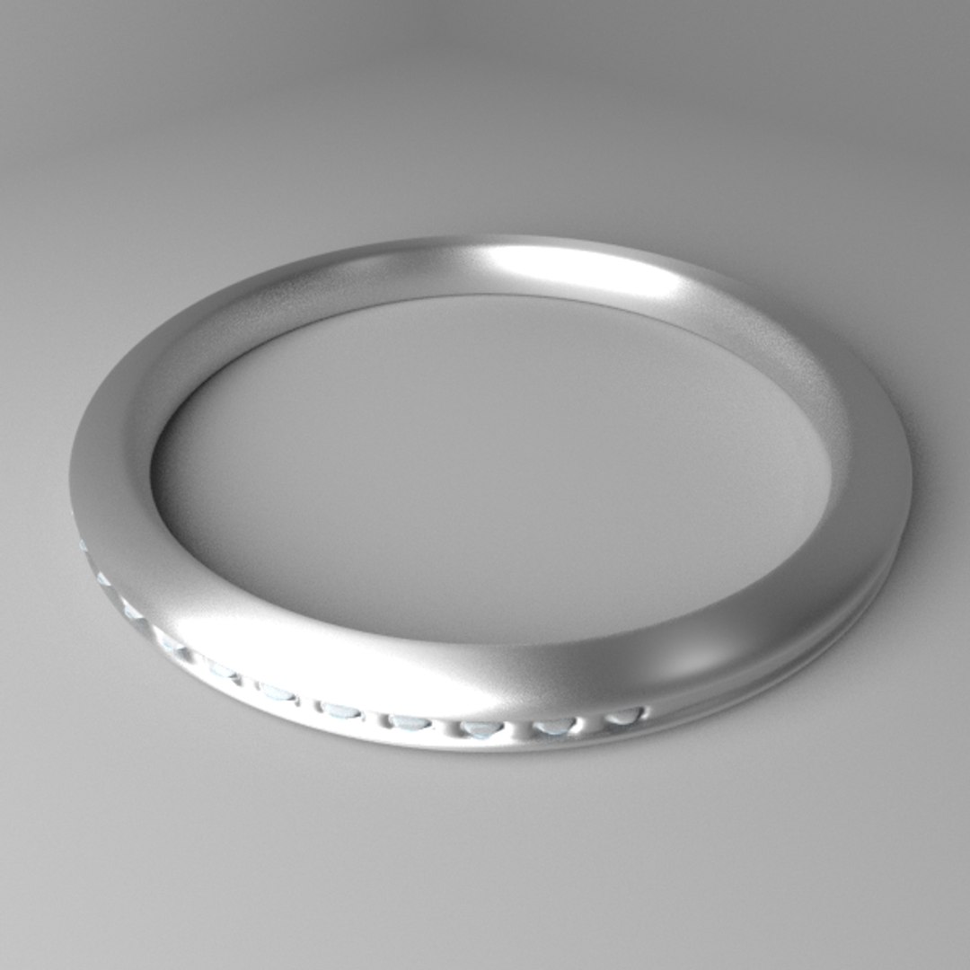 Silver Ring 4 3D - TurboSquid 1598266