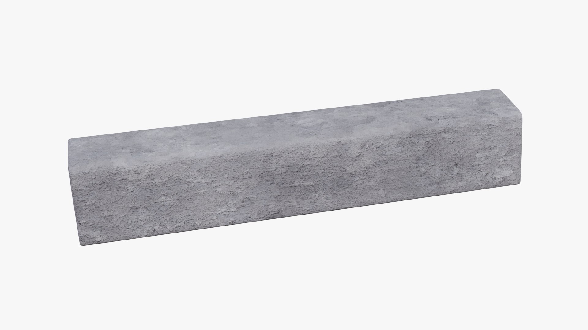 Concrete Curb - 36 Inches Model - TurboSquid 2208241