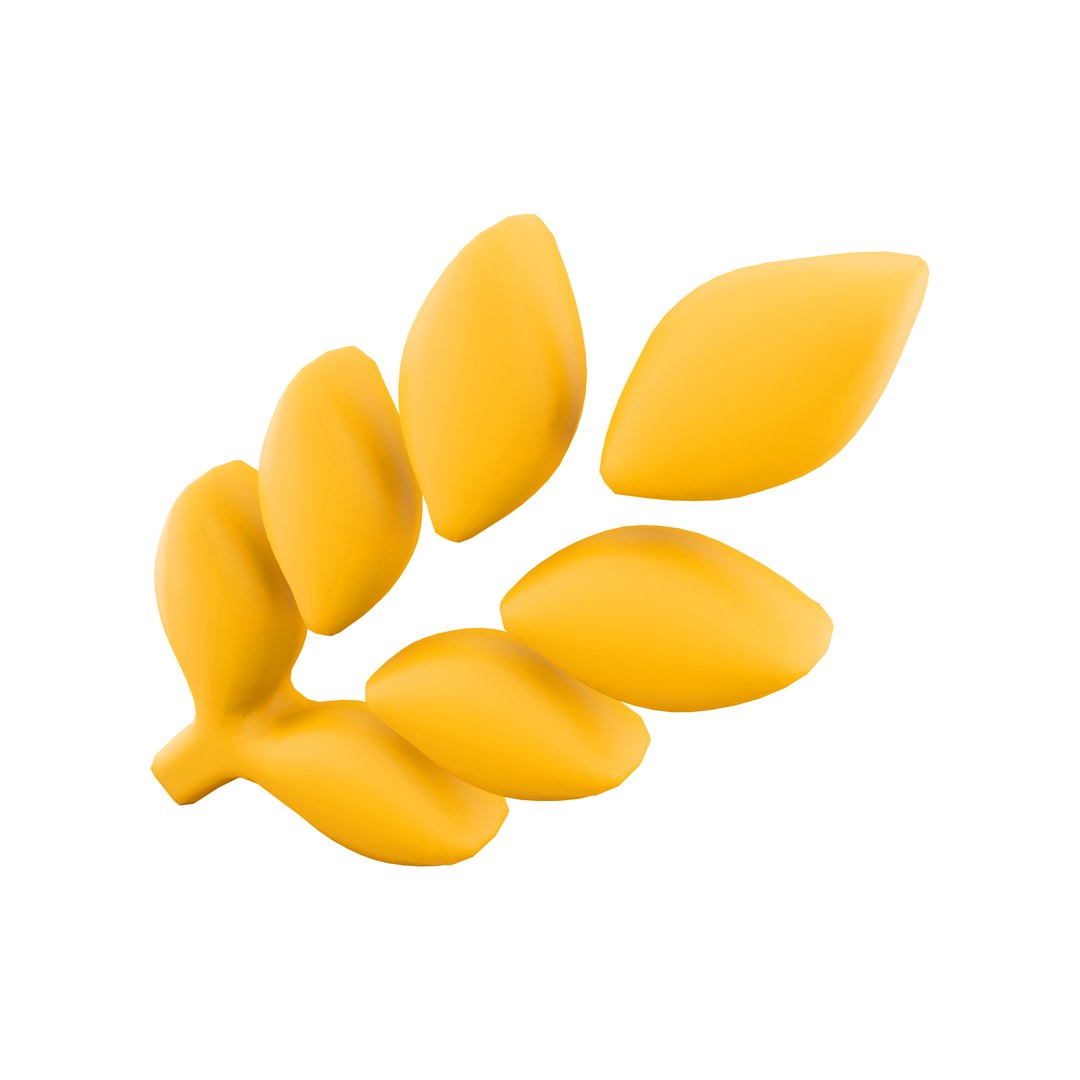 3d Wheat Icon 3D - TurboSquid 2066381