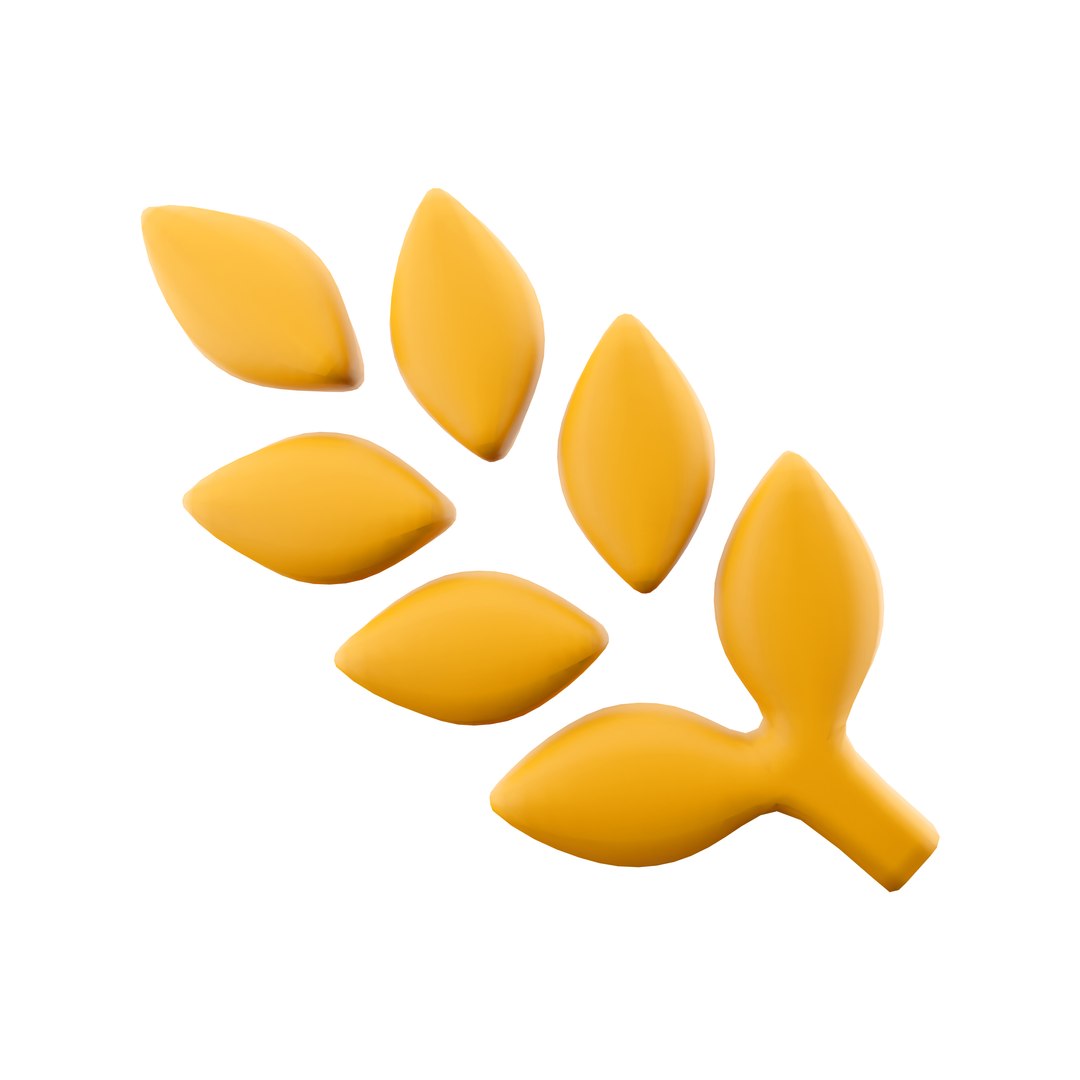 3d Wheat Icon 3D - TurboSquid 2066381