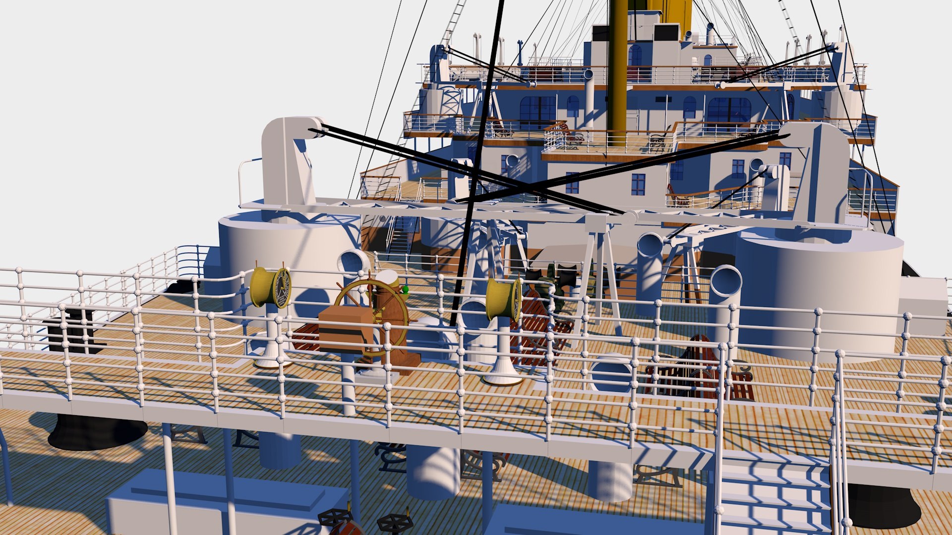 3D The Titanic - Detailed Model Model - TurboSquid 1985611