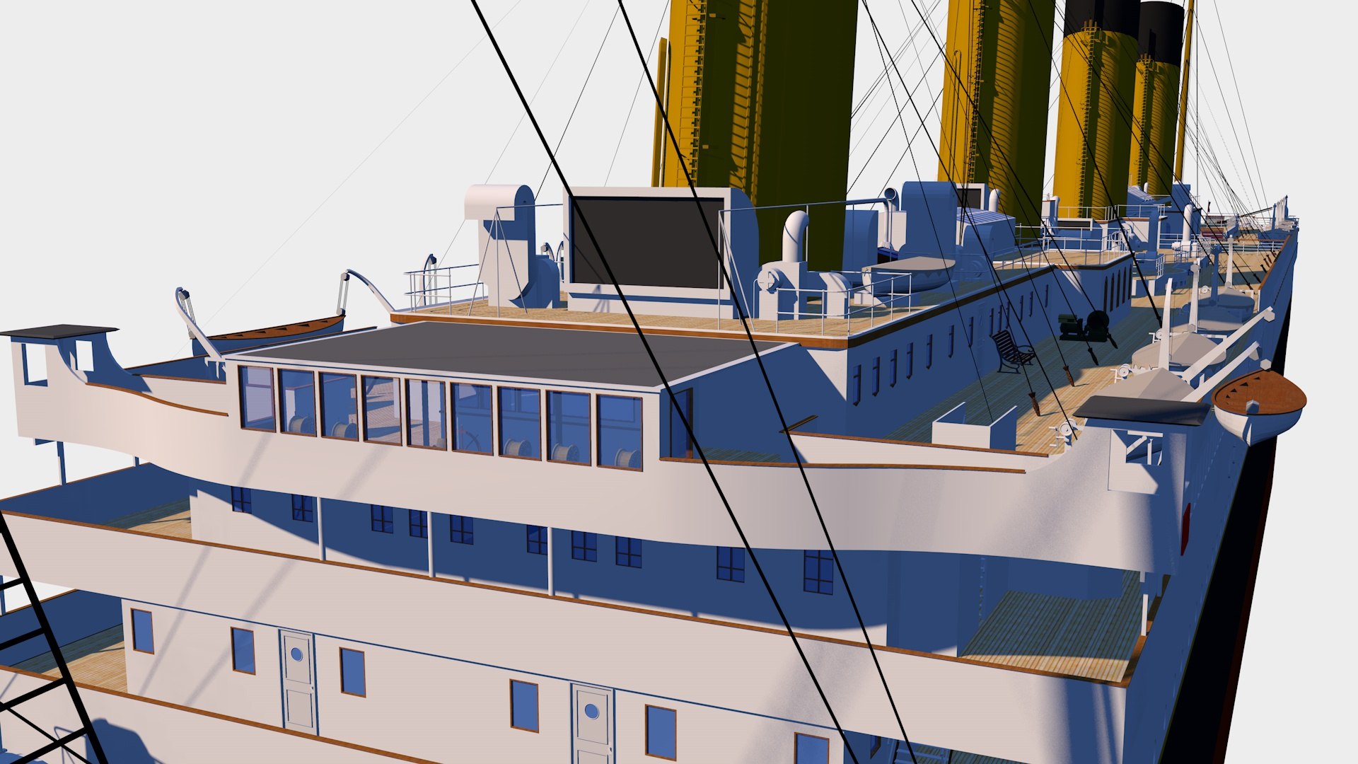 3D The Titanic - Detailed Model Model - TurboSquid 1985611